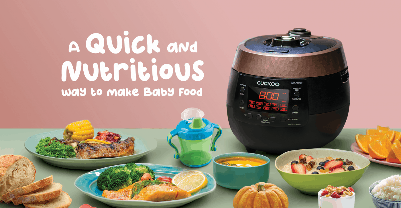 A Quick and Nutritious Way to Make Baby Food |CUCKOO Singapore