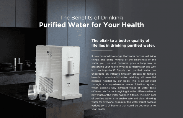 The Benefits of Drinking Purified Water for YourHealth | CUCKOO Singapore