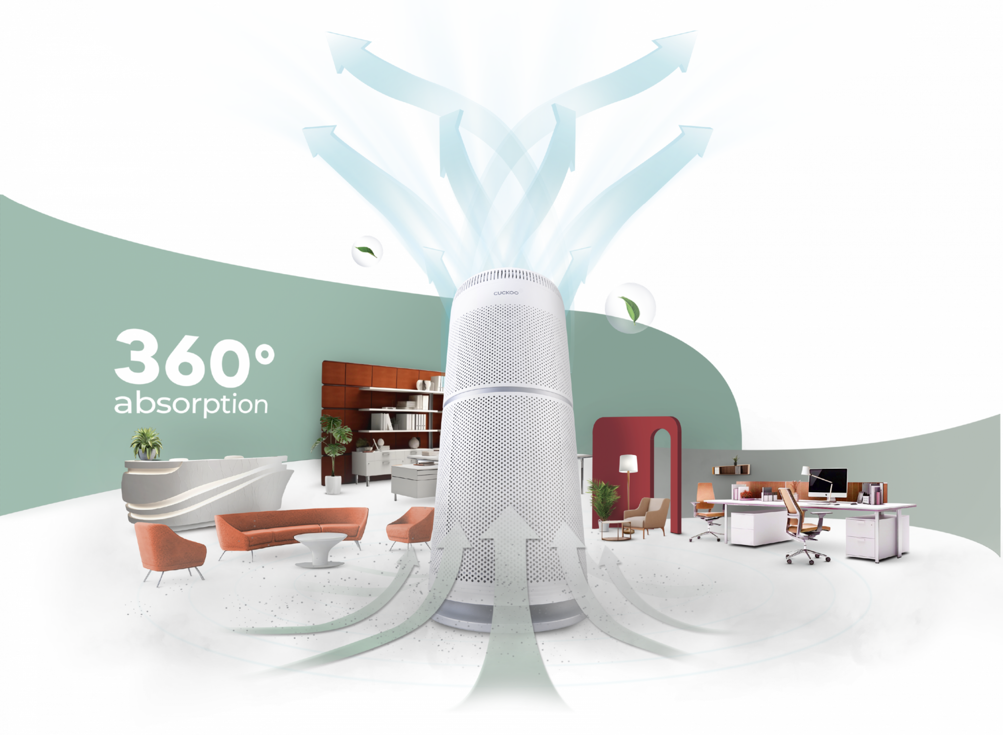 U Model - Large Air Purifier with Plasma Ioniser